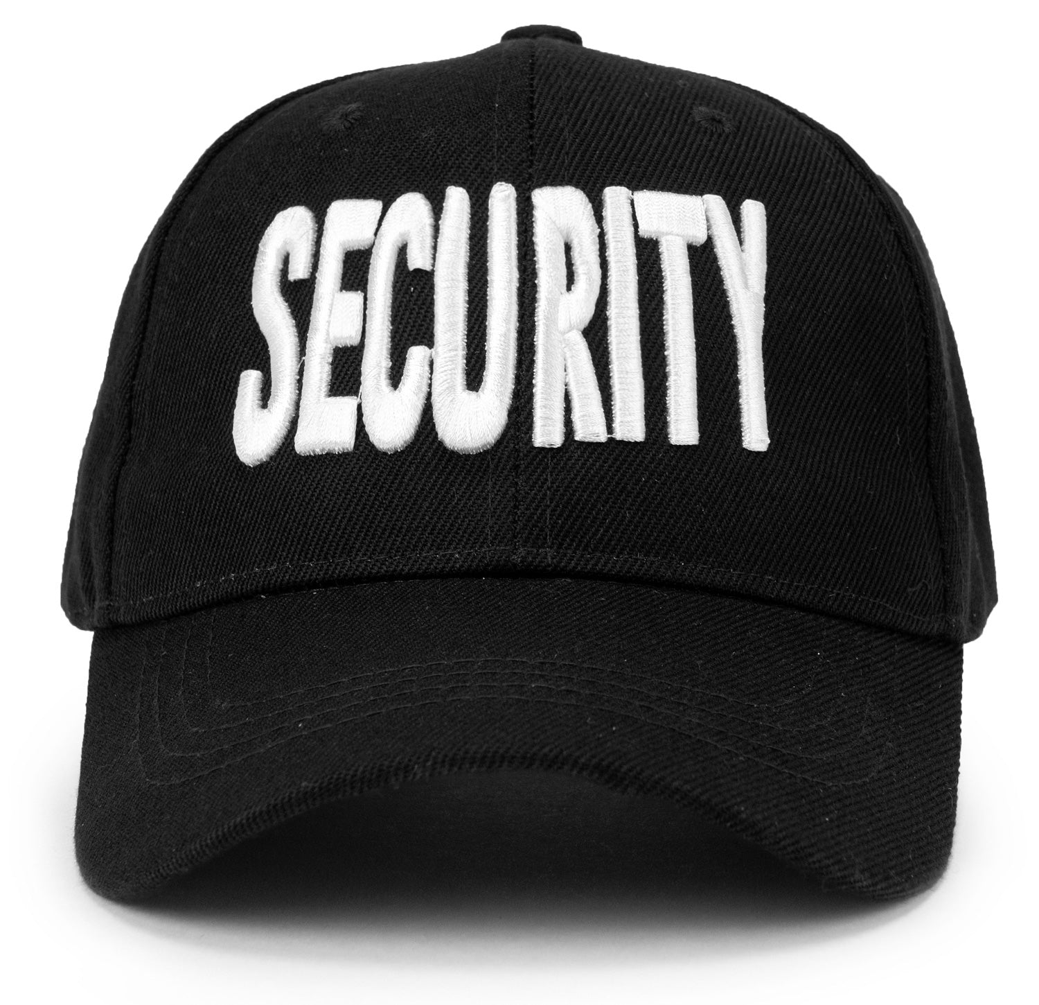 Black and Navy Caps with ID on Front – Security Uniform