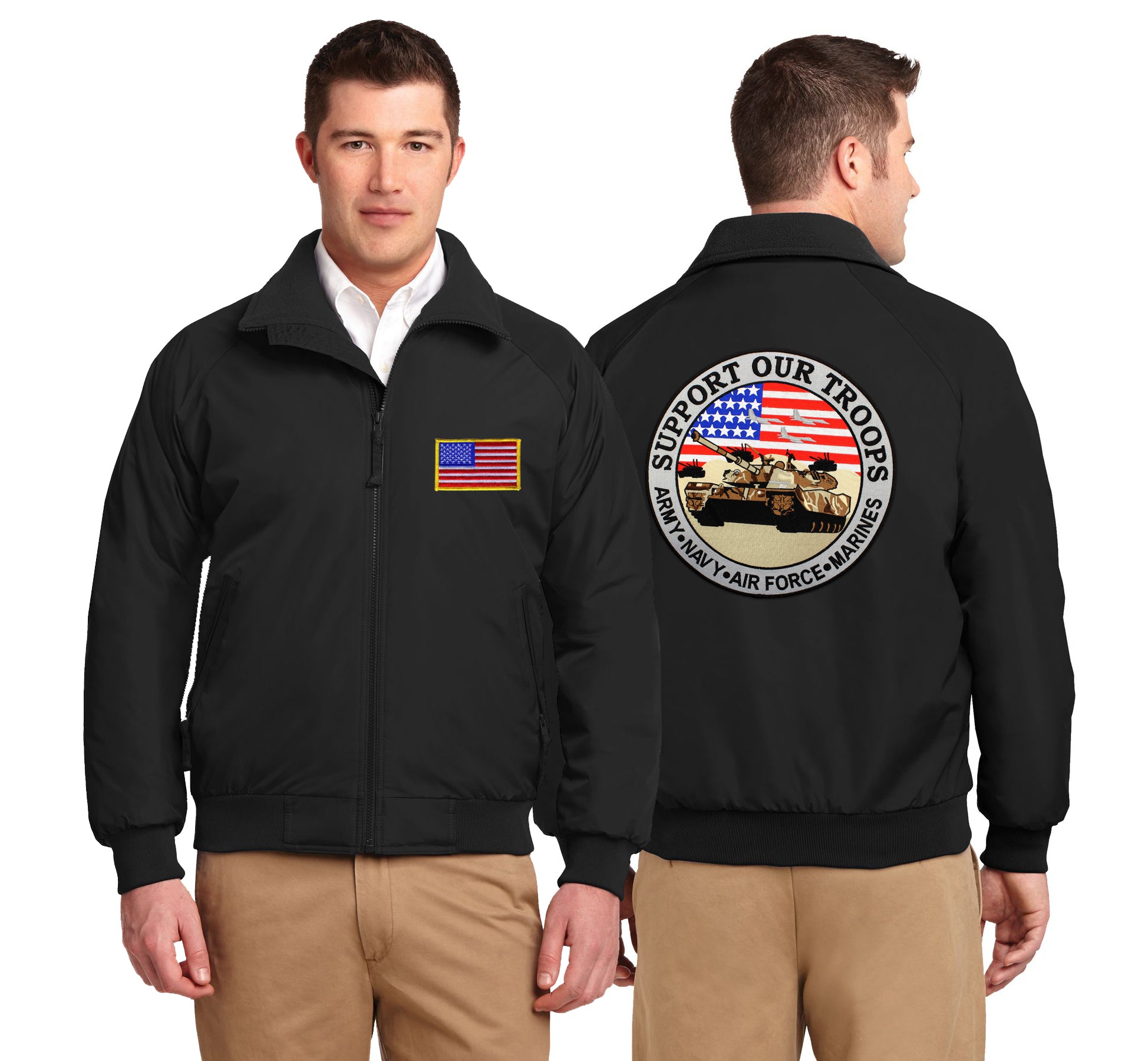 Commemorative Three Season Jacket - Support Our Troops – Security Uniform