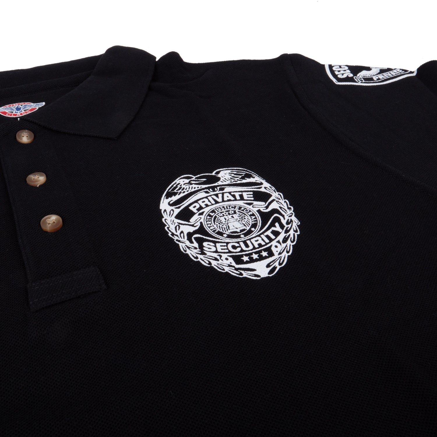 First Class Private Security Badge Polo Shirt – Security Uniform