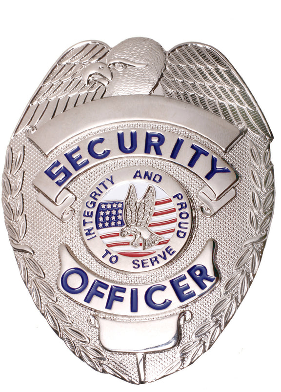 First Class Security Officer Silver Shield Badge – Security Uniform
