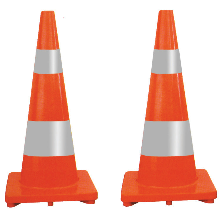 Reflective Orange Safety Cone – Security Uniform
