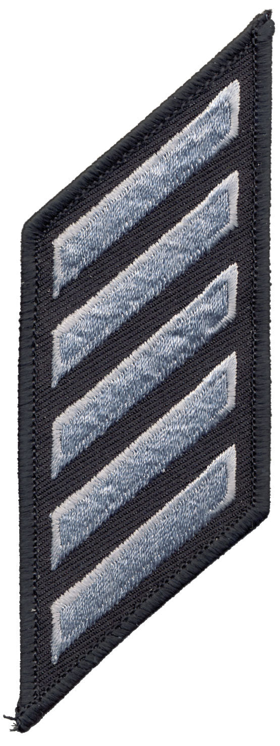 Rank Hashmarks (Silver on Black) – Security Uniform
