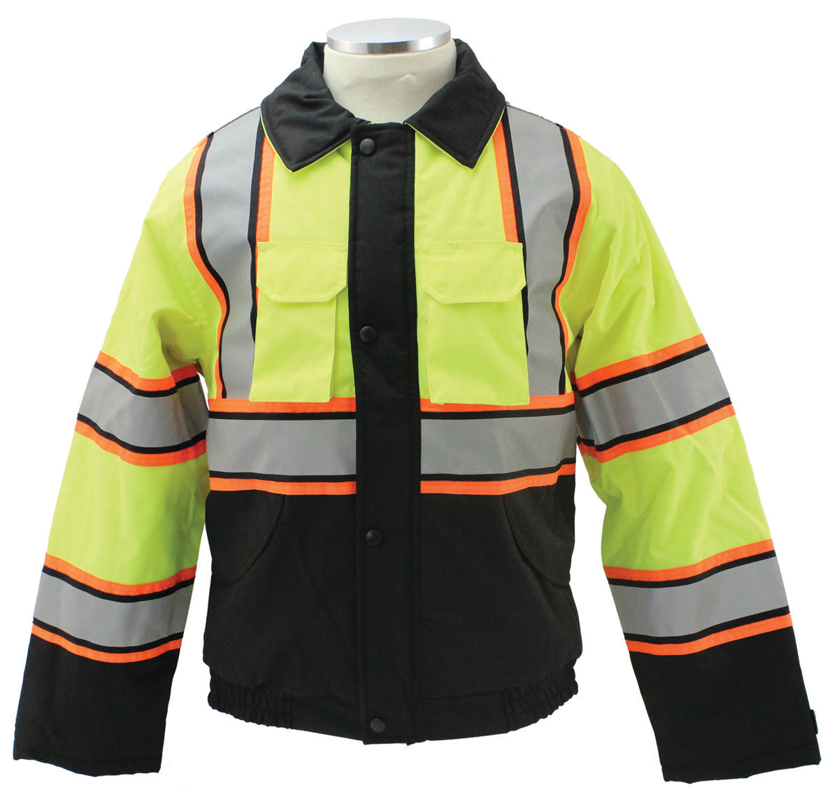 Tri Color Reflective Jacket and Vest Combo – Security Uniform