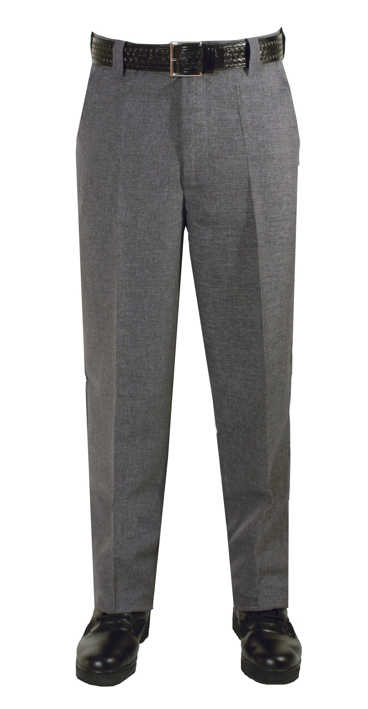 Professional Uniform Slacks - Heather Gray Twill Weave – Security Uniform
