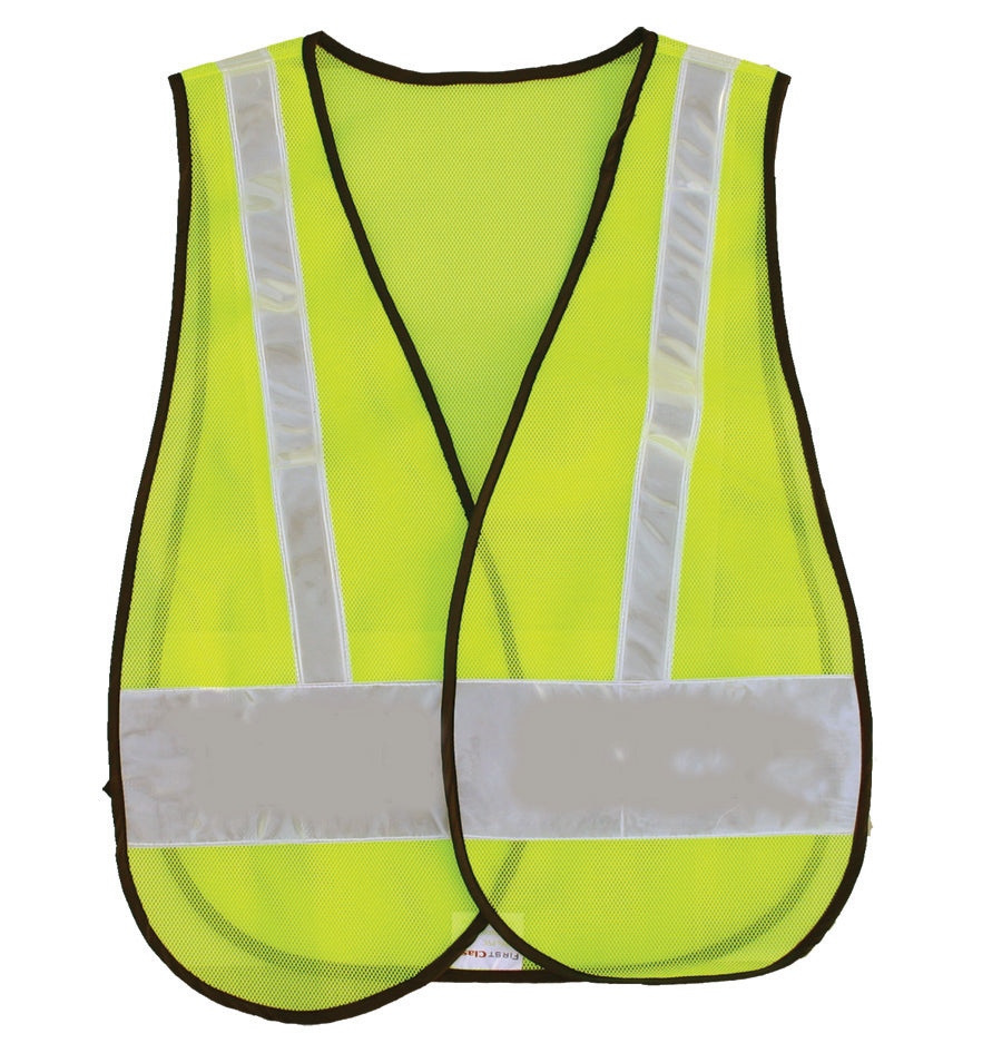 Reflective Safety Vests with Message ID (Lime Green) – Security Uniform