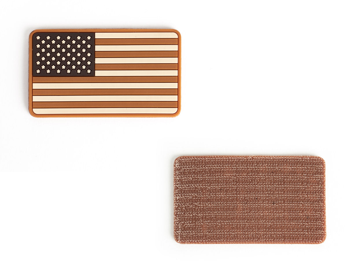 PVC US Flag Patches with Hook and Loop – Security Uniform