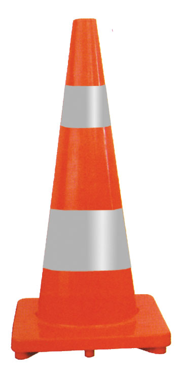 Reflective Orange Safety Cone – Security Uniform
