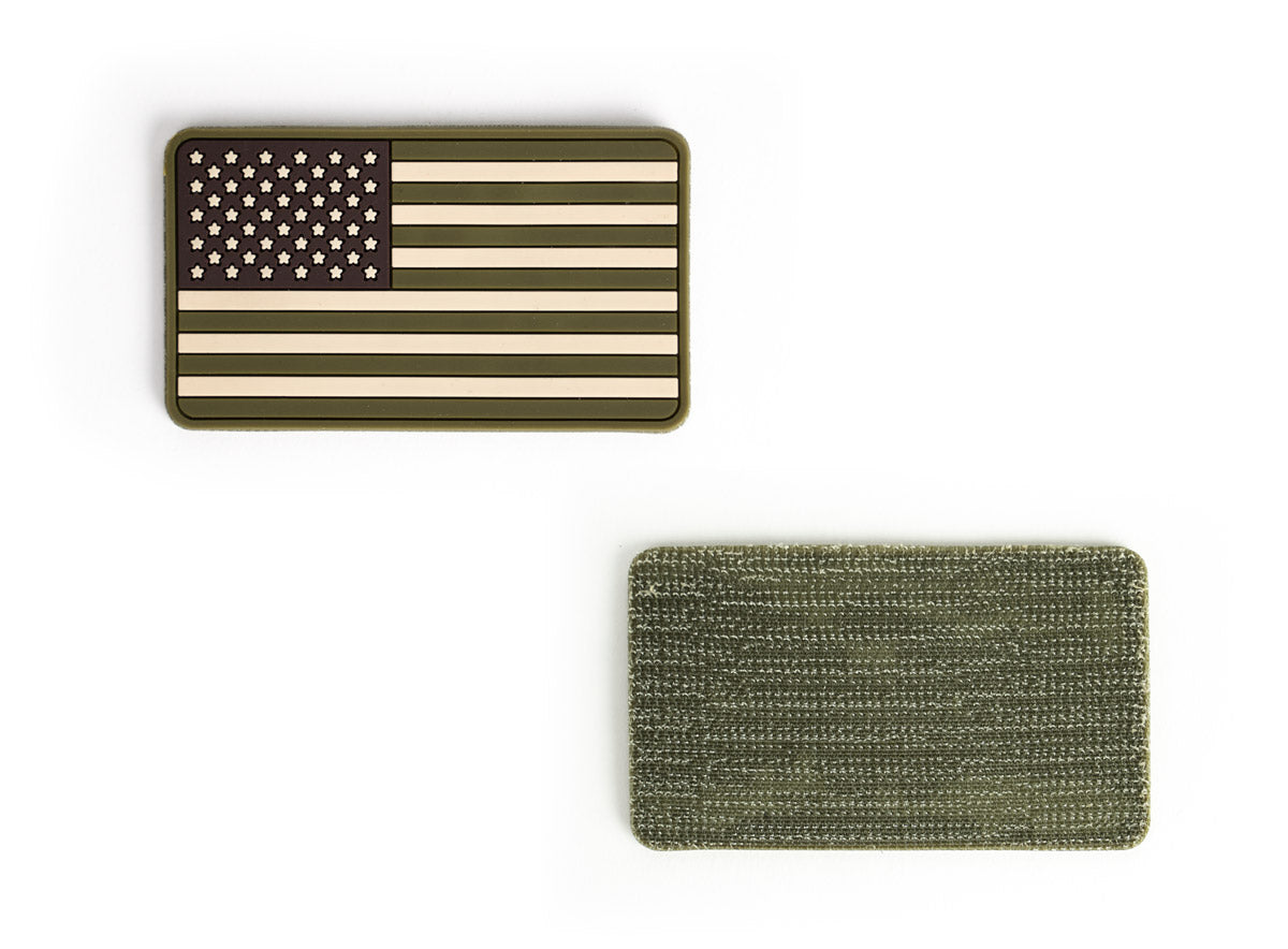 PVC US Flag Patches with Hook and Loop – Security Uniform