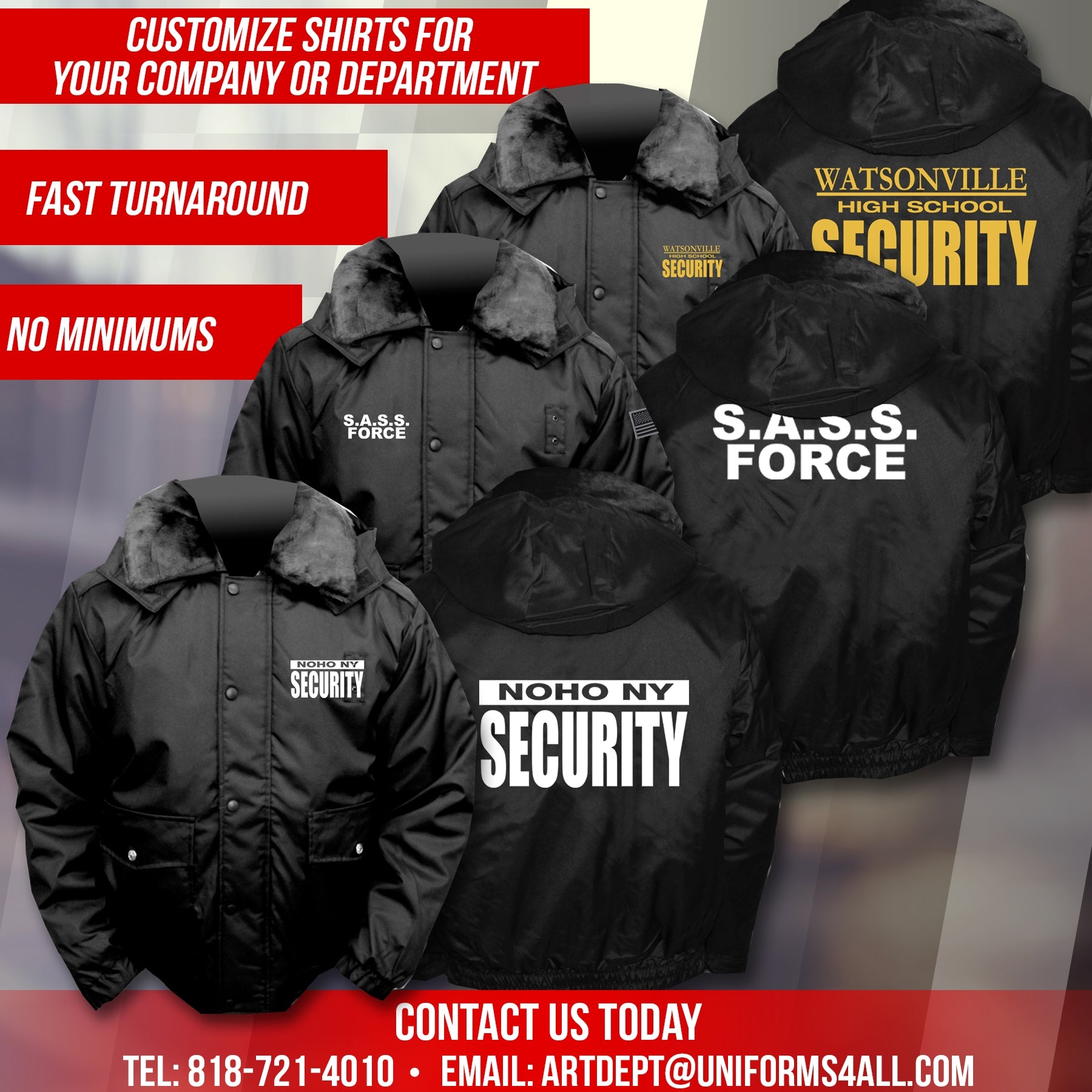 All Season Deluxe Bomber Jacket (Black) – Security Uniform