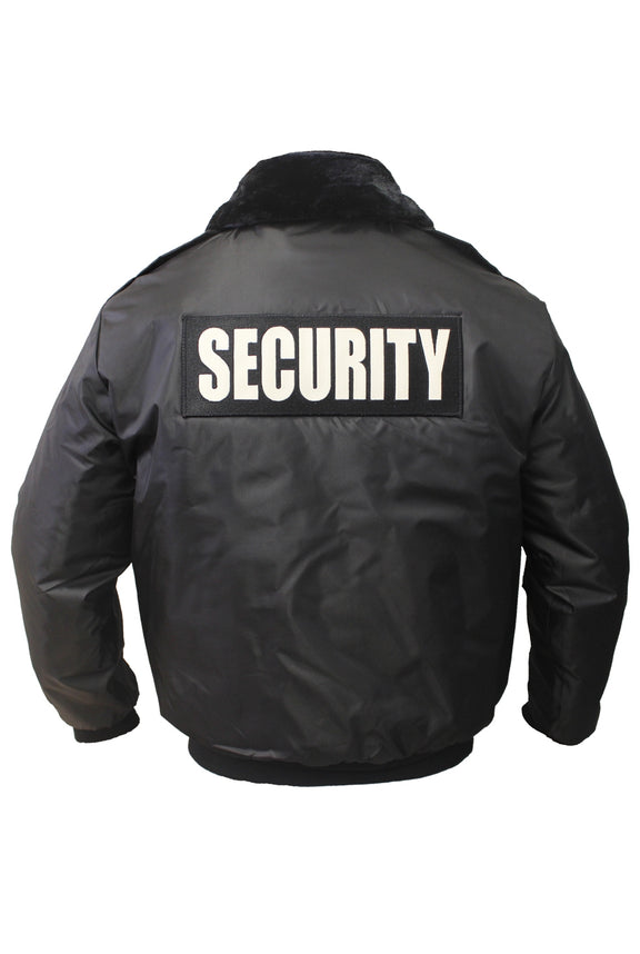 All Season Deluxe Bomber Jacket with Reflective Security ID – Security ...