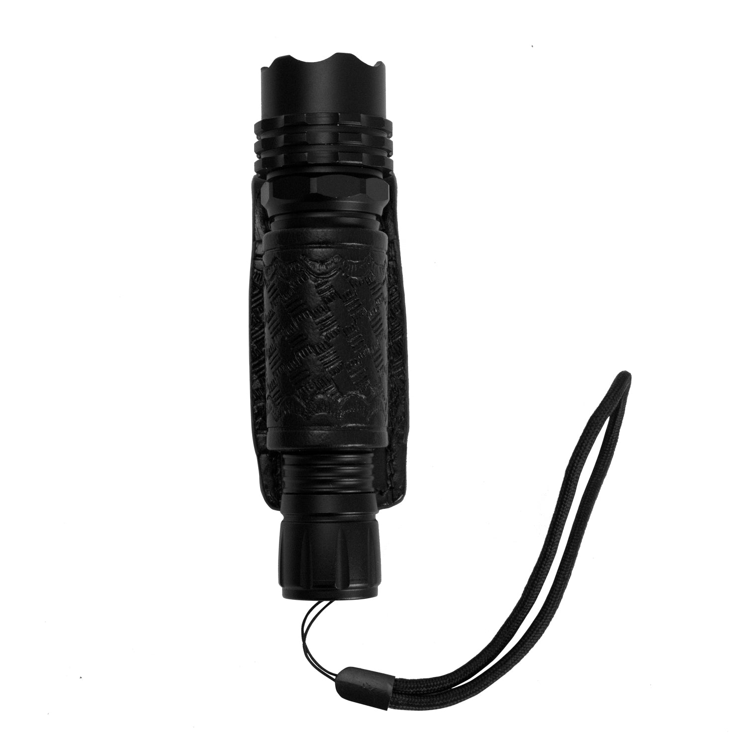 Basket Weave Synthetic Leather Mini Flashlight Grip Holder – Security ...