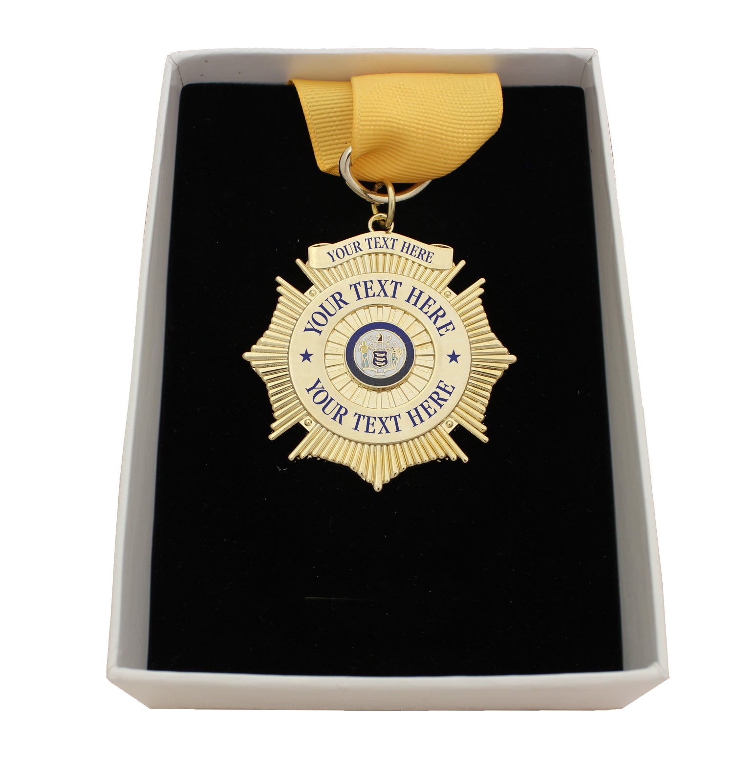 First Class Award and Recognition Medal (Yellow Ribbon) – Security Uniform