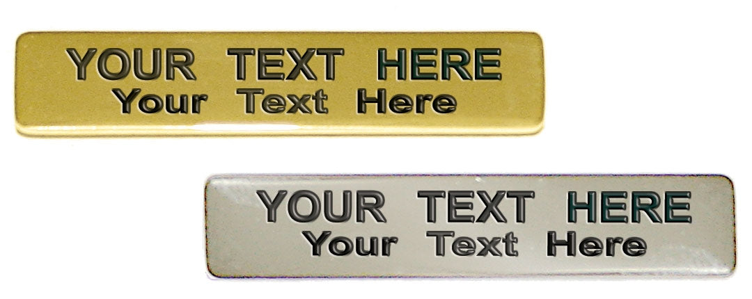 Engraved Brass Name Plates – Security Uniform