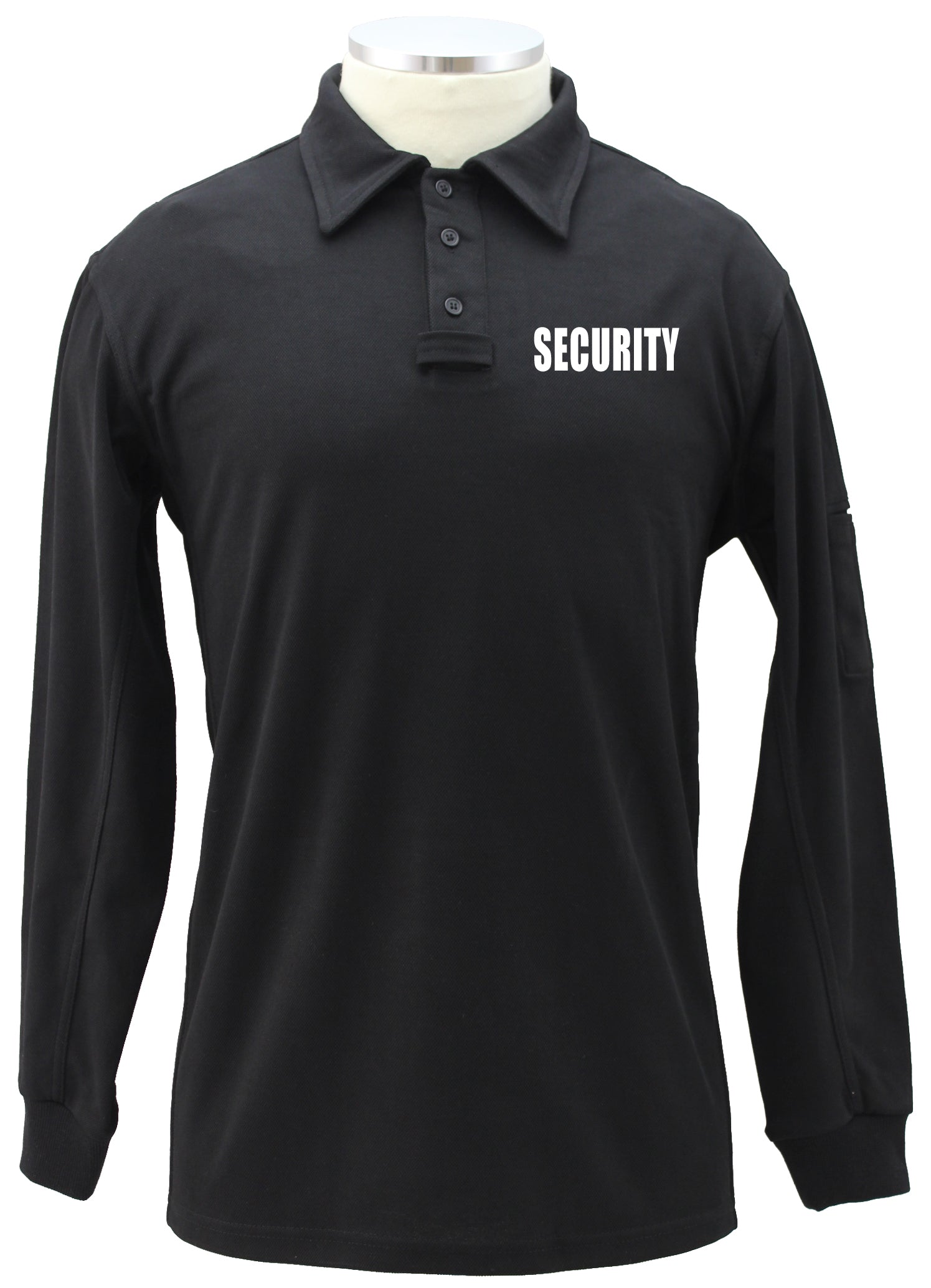 Tactical Performance Long Sleeves Polo Shirt With ID – Security Uniform