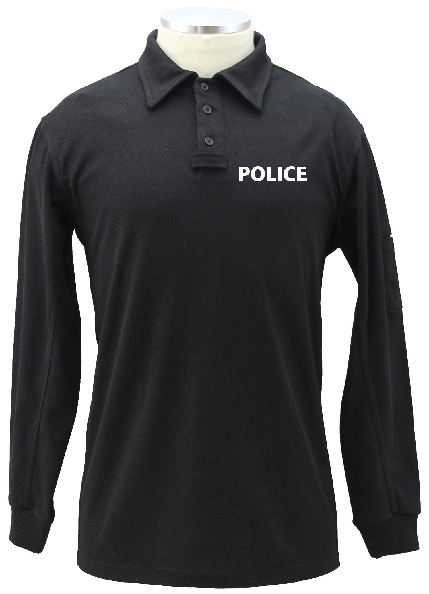 Tactical Performance Long Sleeves Polo Shirt With ID – Security Uniform