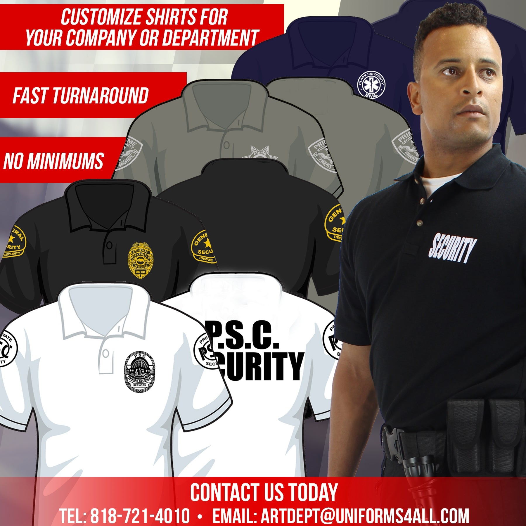 First Class Tactical Performance Polo Shirt – Security Uniform