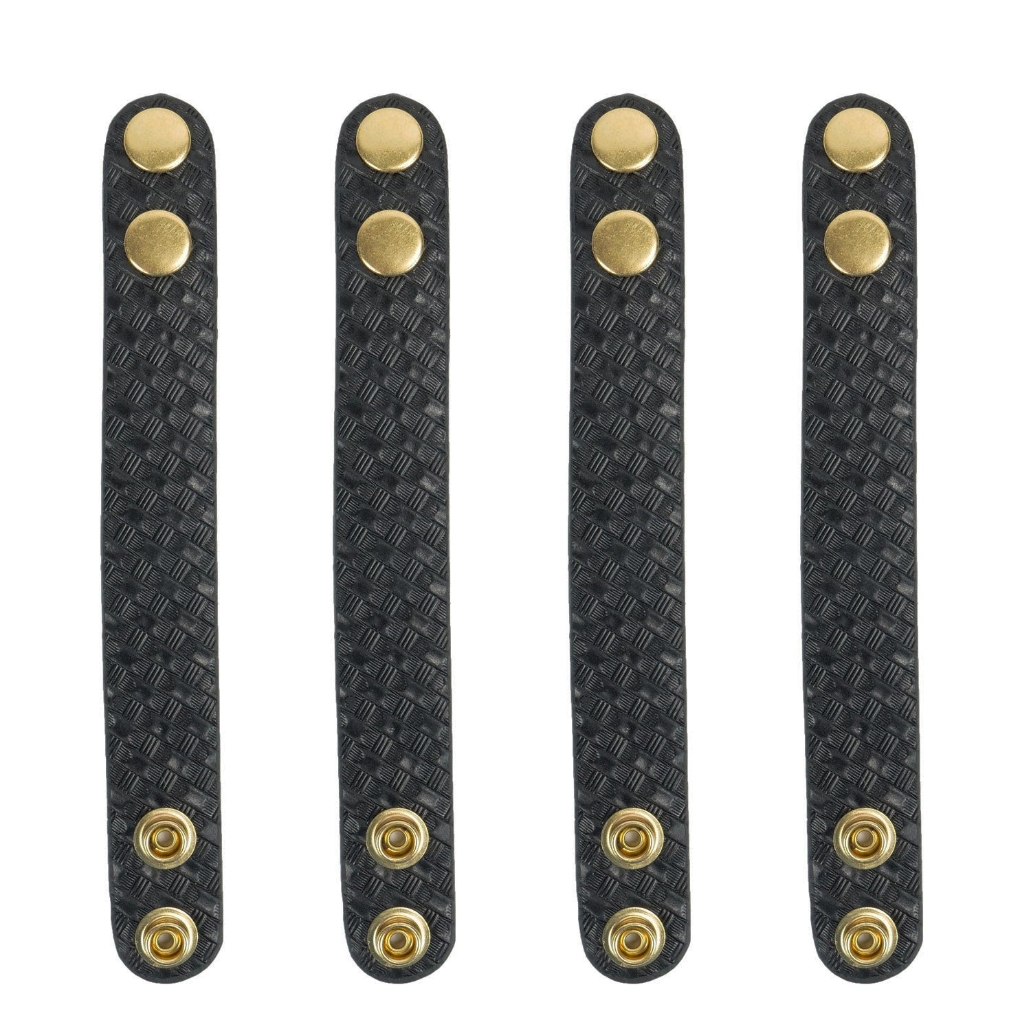 Basket Weave Synthetic Leather Belt Keepers (Set Of 4) – Security Uniform