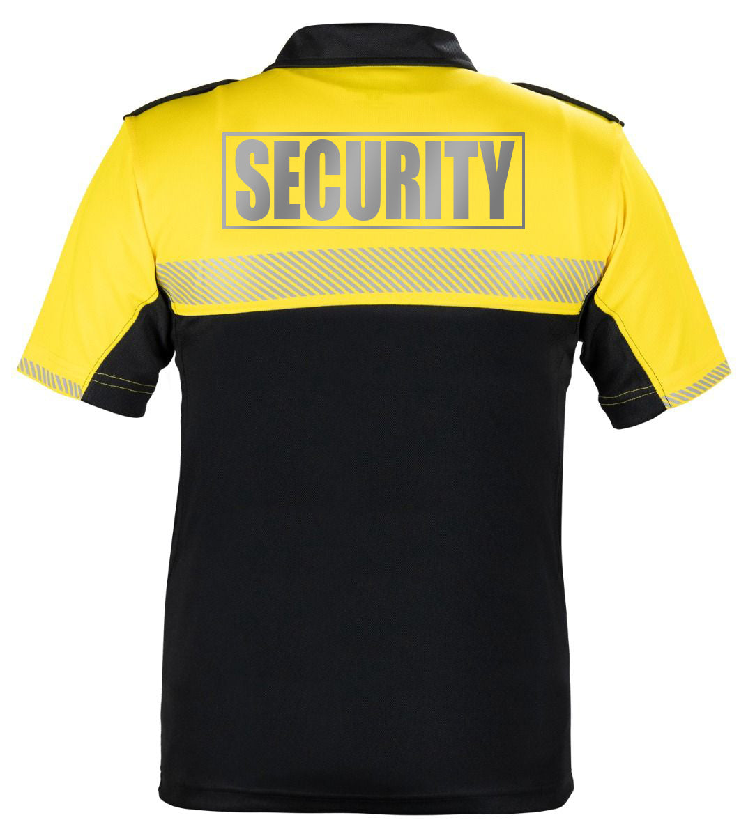 100% POLYESTER JERSEY KNIT TWO TONE REFLECTIVE SECURITY BIKE PATROL ...