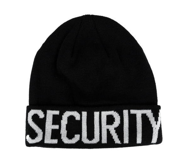 Security Beanie with Woven ID – Security Uniform